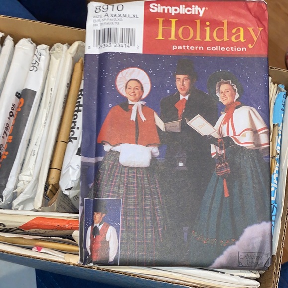 Simplicity | Holiday | Simplicity Holiday Pattern Collection Red White ...